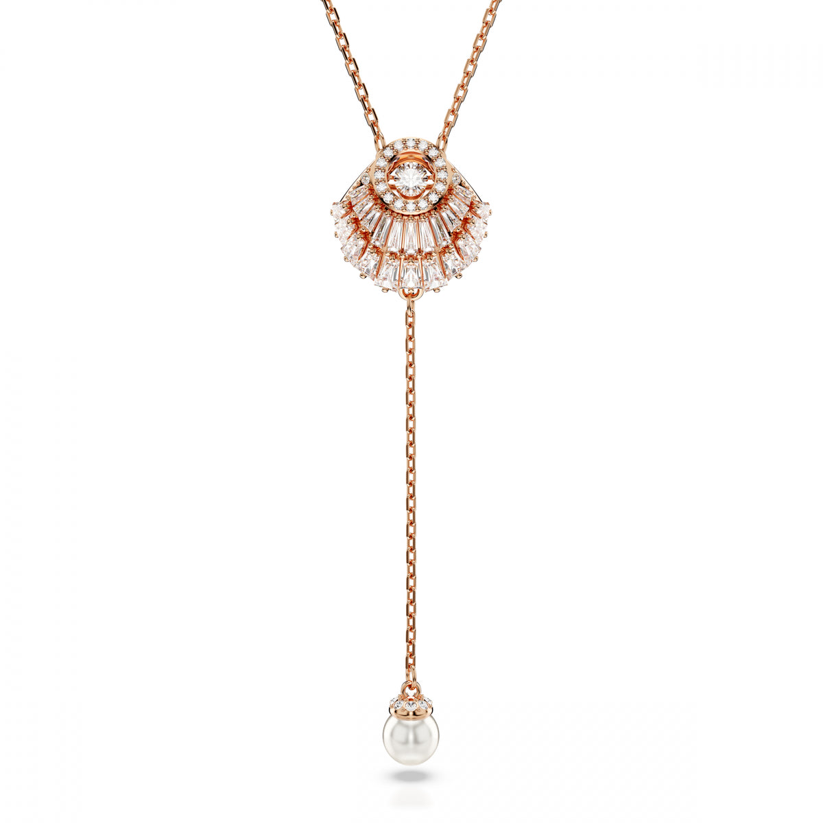 Idyllia Y Kolye, Deniz Kabuğu, Beyaz, Pembe Altin Rengi Kaplama ...